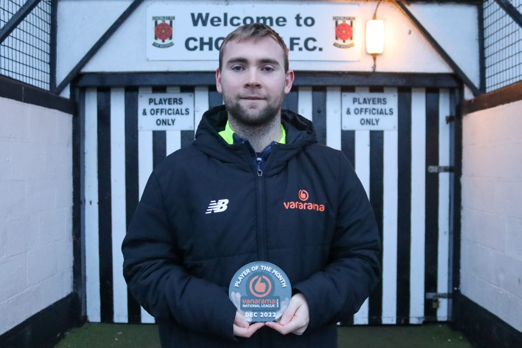 Connor Hall wins December POTM award