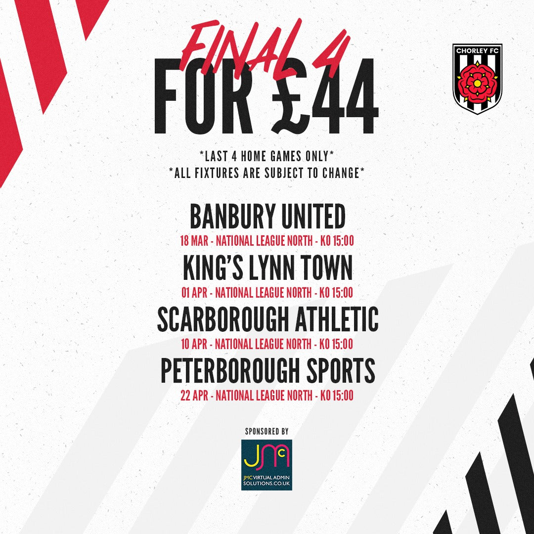 Tickets | 4 games for £44