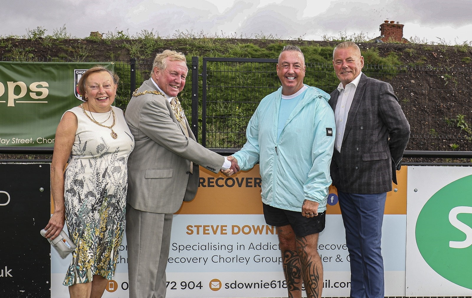 A visit from the Chorley Mayor and Mayoress for Breakthrough Recovery